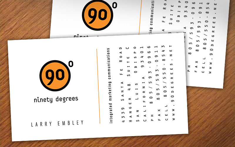 90 degrees - Card Nerd